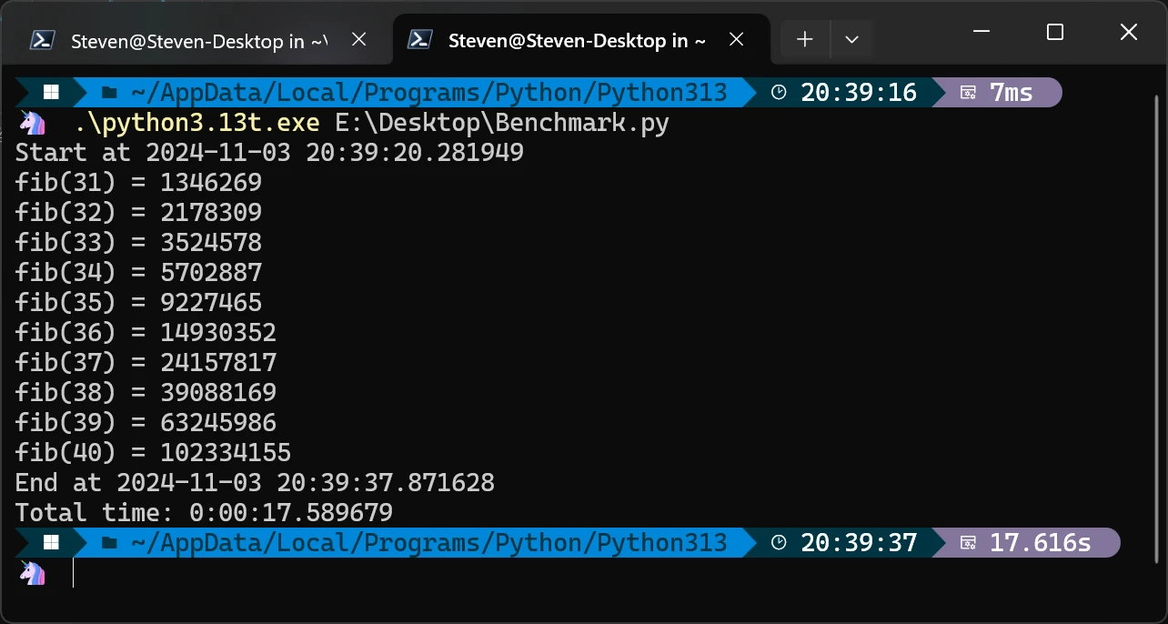 [行业观察]Python Free-Threaded模式体验 | Steven' s Blog